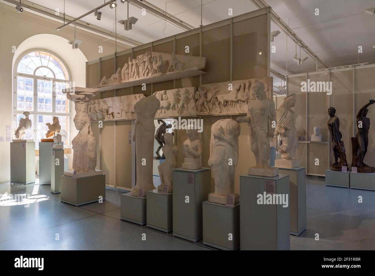 Tubingen, Germany, September 19, 2020: Greek sculptures at the ...