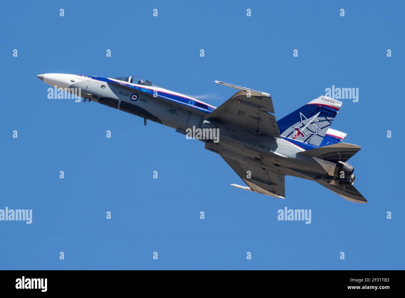 Royal Canadian Air Force CF-18 Hornet 188776 fighter jet display at ...