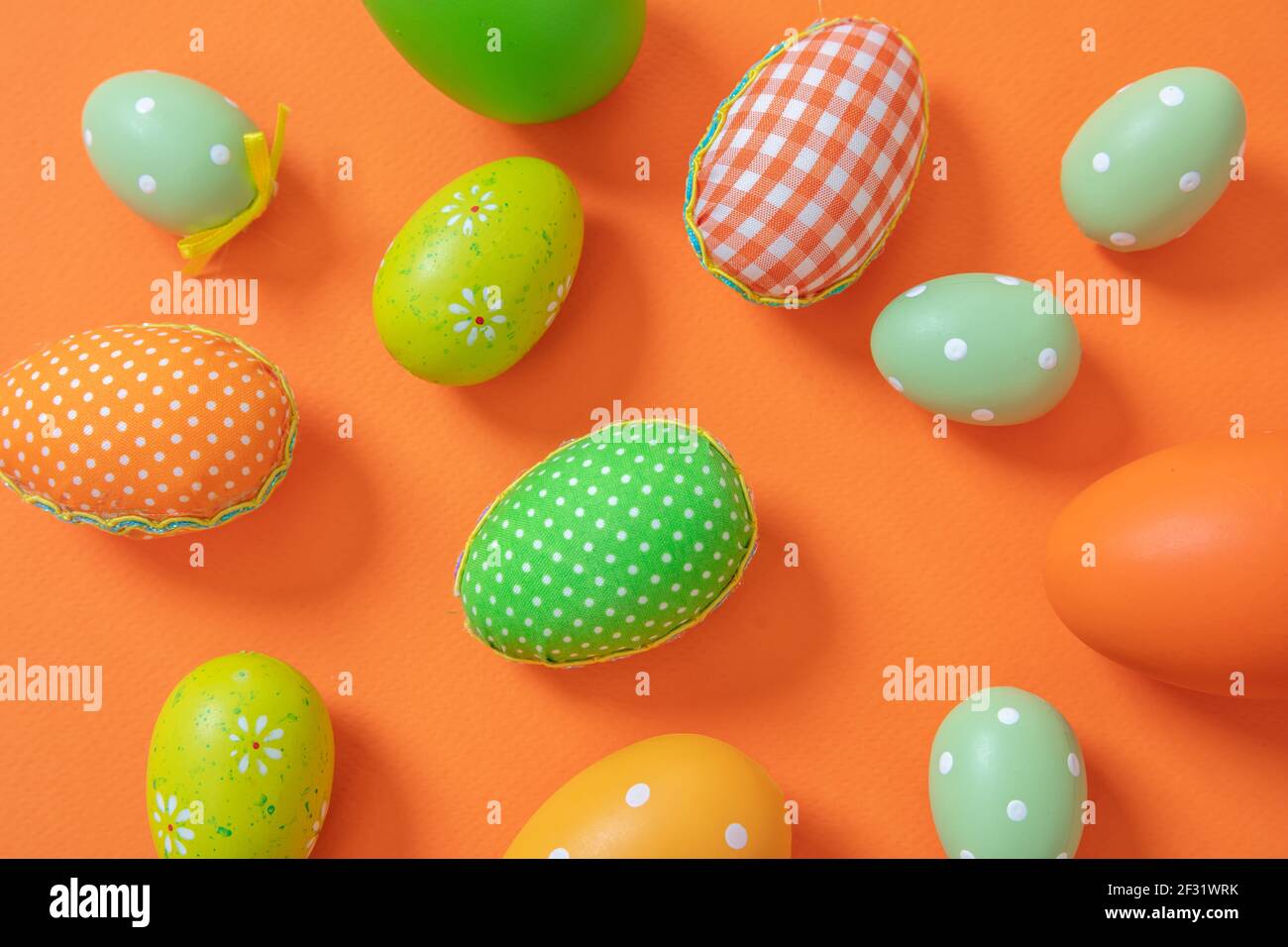 Happy Easter greeting card template. Easter eggs collection pastel ...