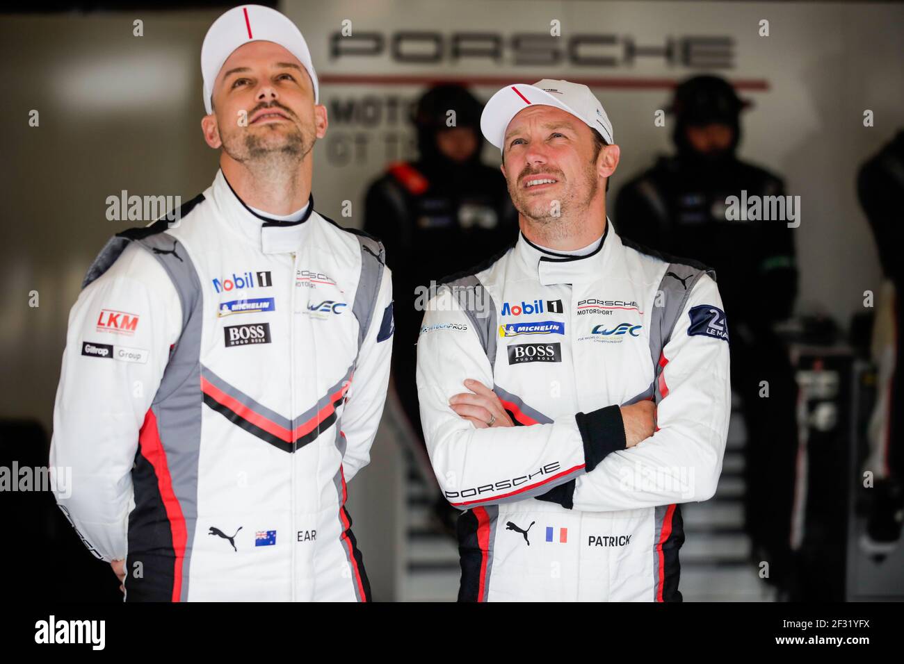 BAMBER Earl (nzl), Porsche 911 RSR Porsche GT team, PILET Patrick (fra ...