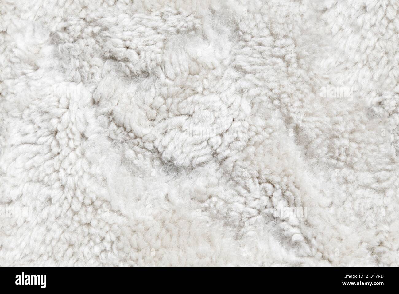 Natural white sheepskin, seamless background photo texture Stock Photo ...