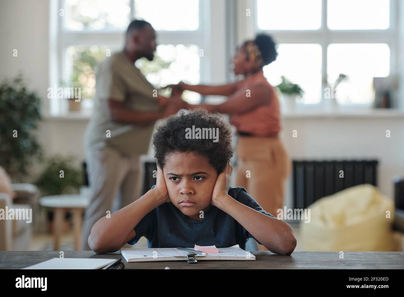 African child angry hi-res stock photography and images - Alamy