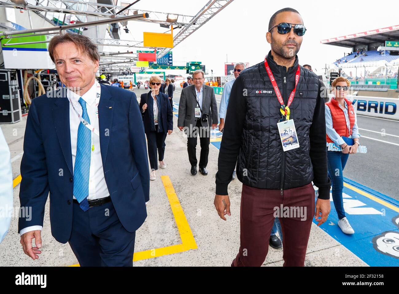 PARKER Tony in the pit lane during the 2019 Le Mans 24 hours race, from ...