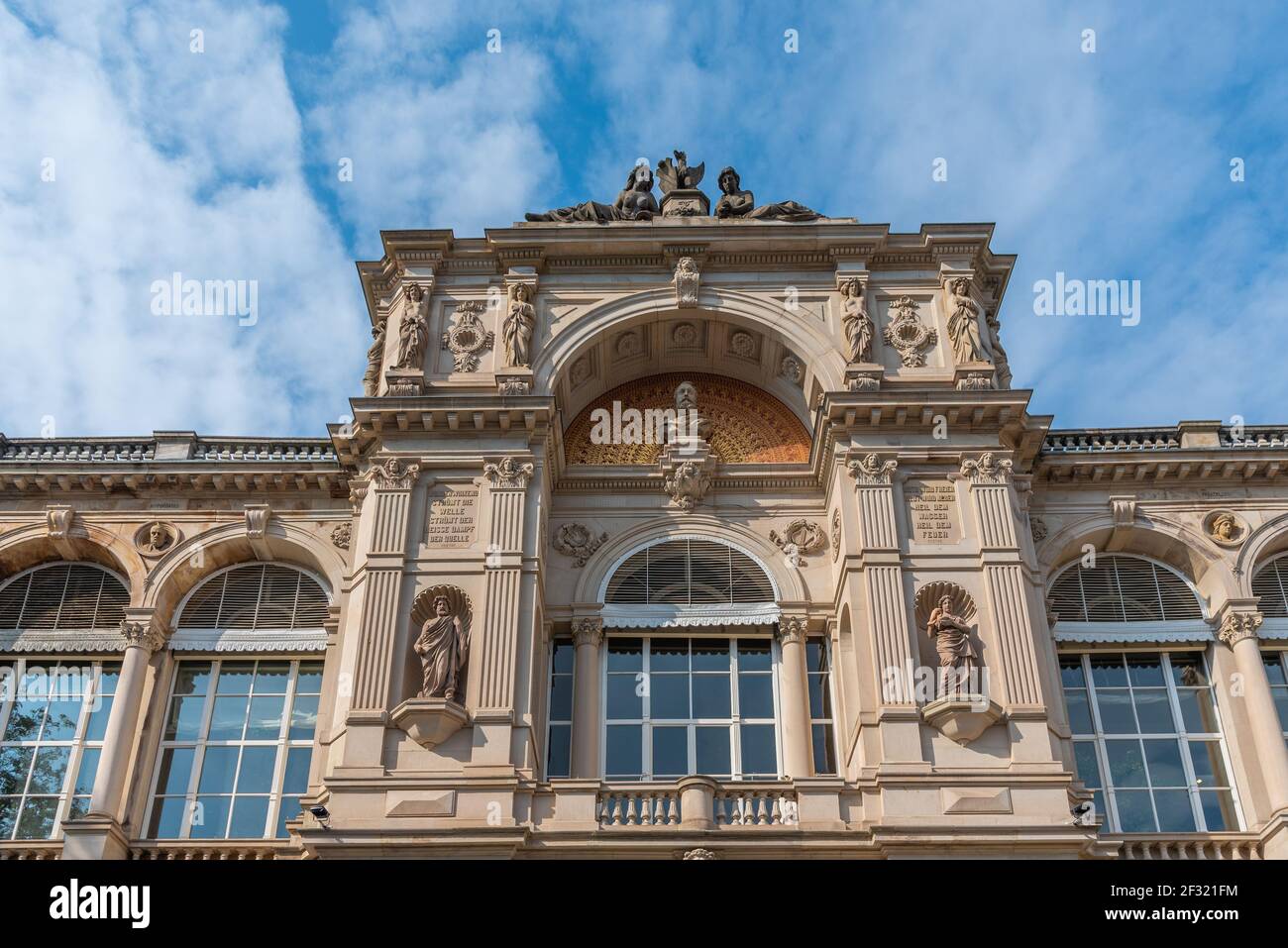 Baden Baden, September 23, 2020: People are strolling through the old ...