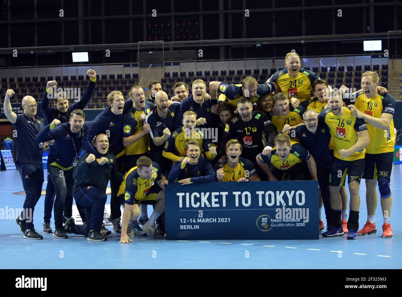 Berlin, Germany. 14th Mar, 2021. Handball: Olympic Qualification ...