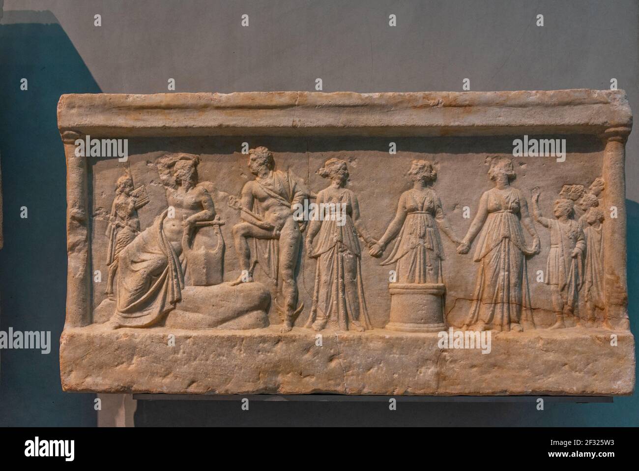 Athens, Greece, September 28, 2020: Collection of ancient artifacts at ...