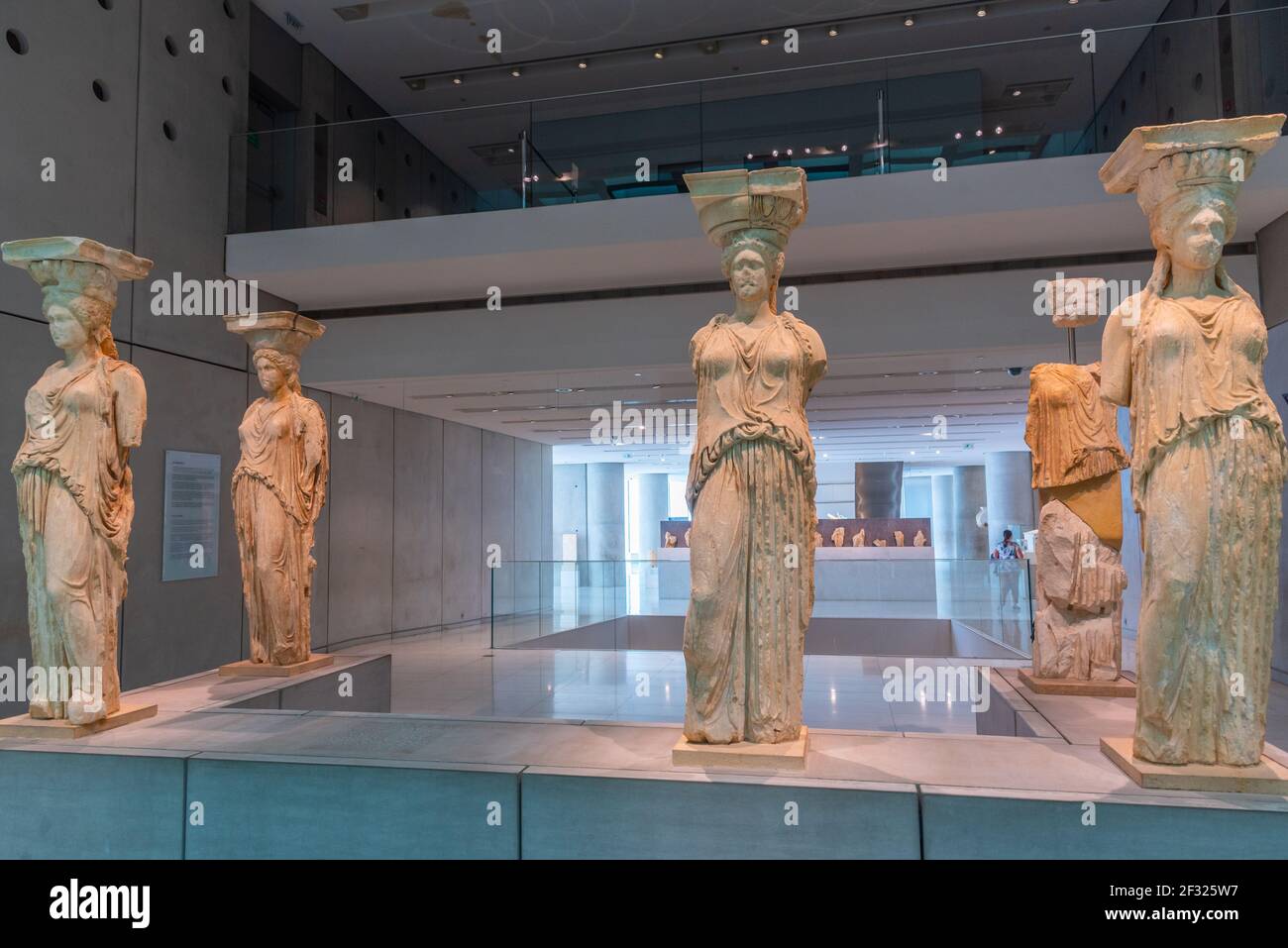 Athens, Greece, September 28, 2020: Collection of ancient artifacts at ...