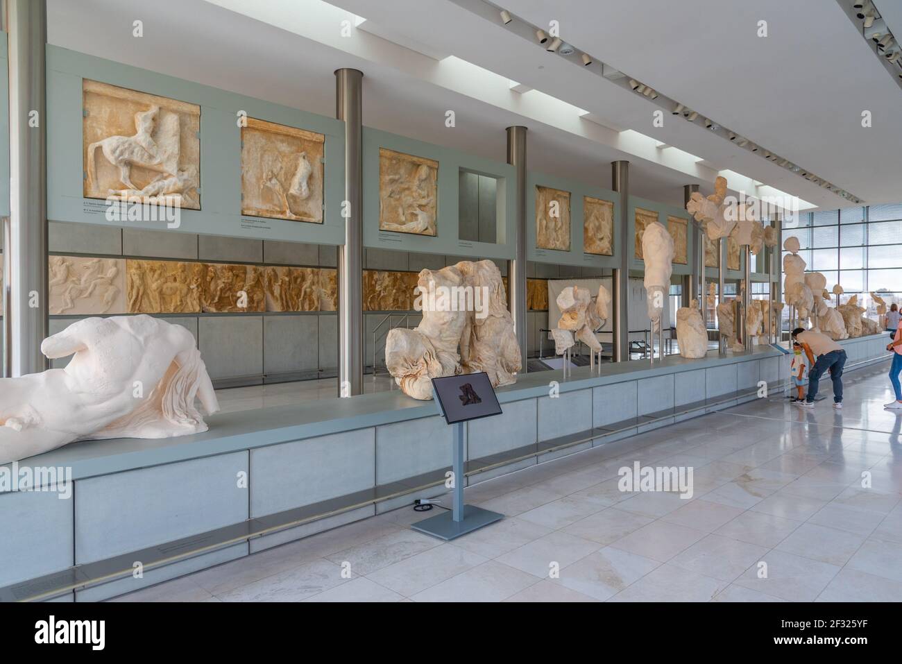 Athens, Greece, September 28, 2020: Collection of ancient artifacts at ...