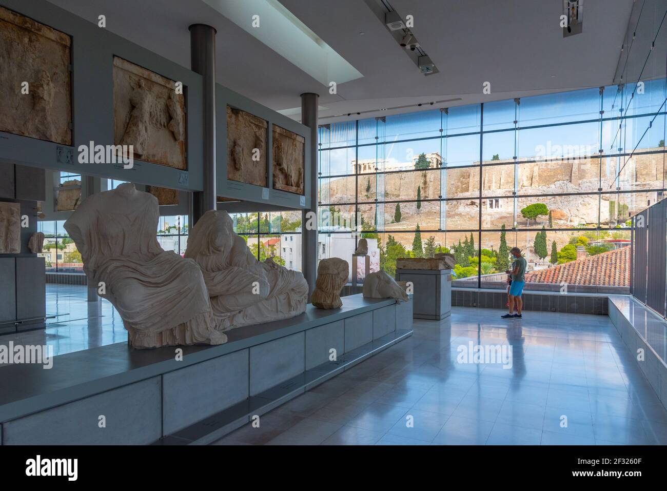 Athens, Greece, September 28, 2020: Collection of ancient artifacts at ...