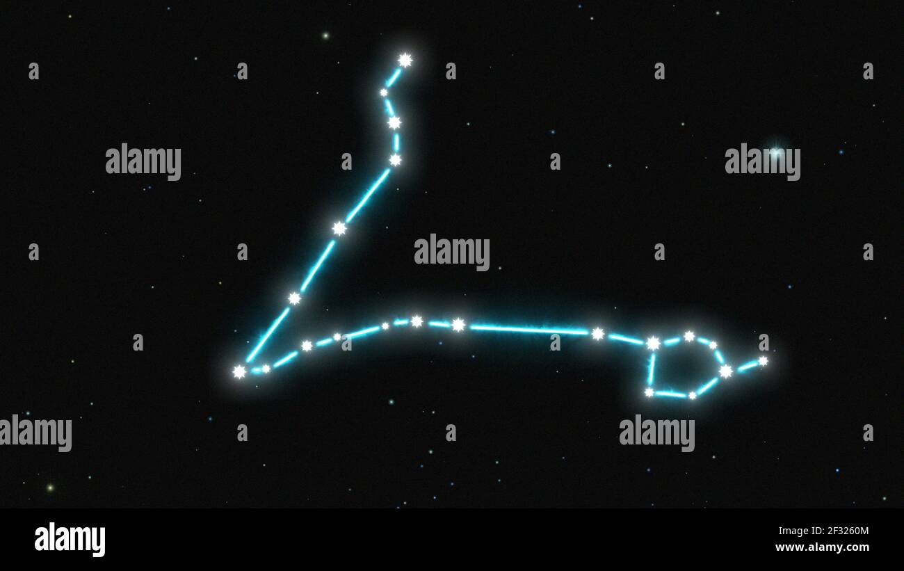 Constellations Pisces Fantasy blue night sky infinity Universe space ...