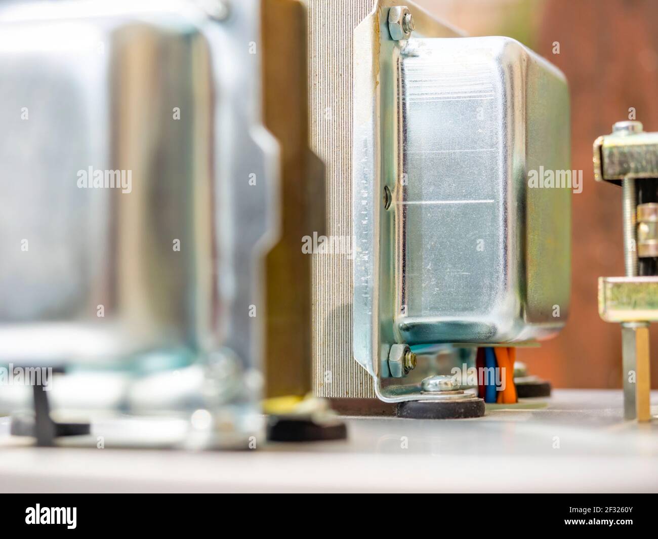 Transformers electronic component components closeup close-up detail ...