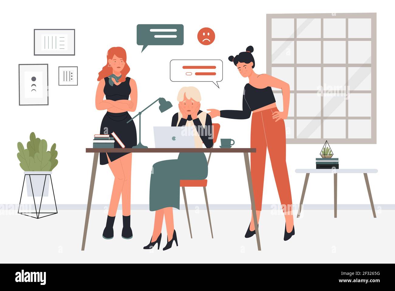 Business person women office Stock Vector Images - Alamy