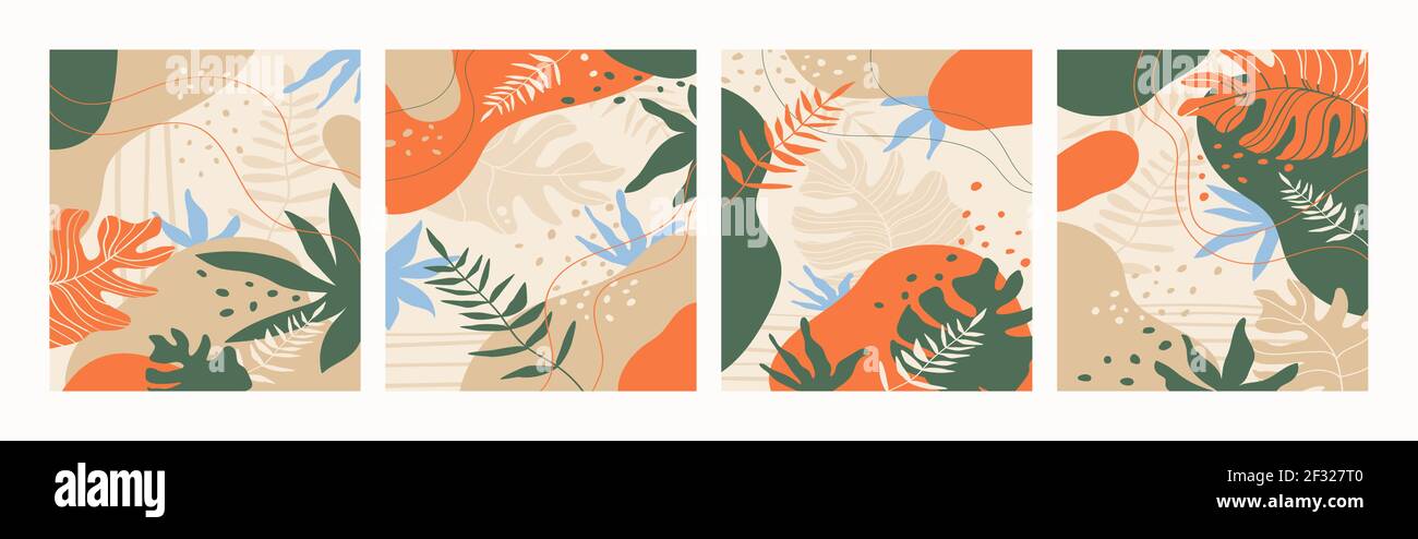 Minimalist floral artwork Cut Out Stock Images & Pictures - Alamy