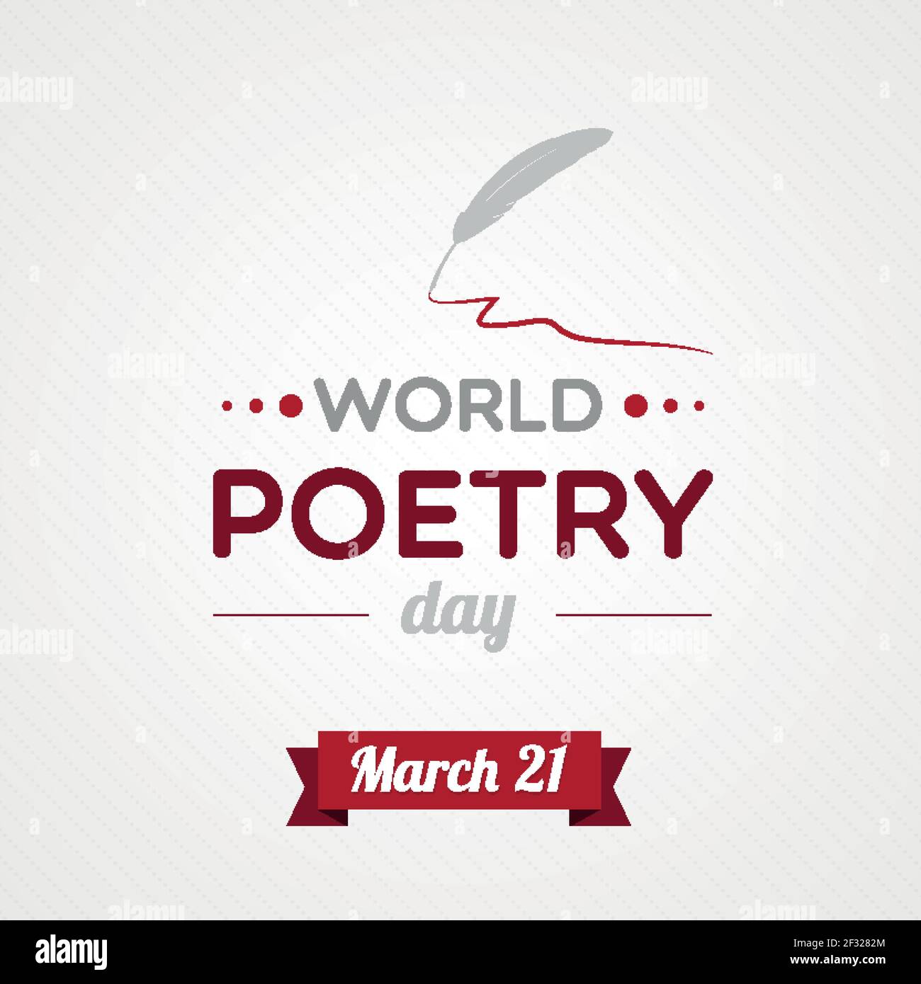 World Poetry Day. March 21. Vector illustration, flat design Stock ...