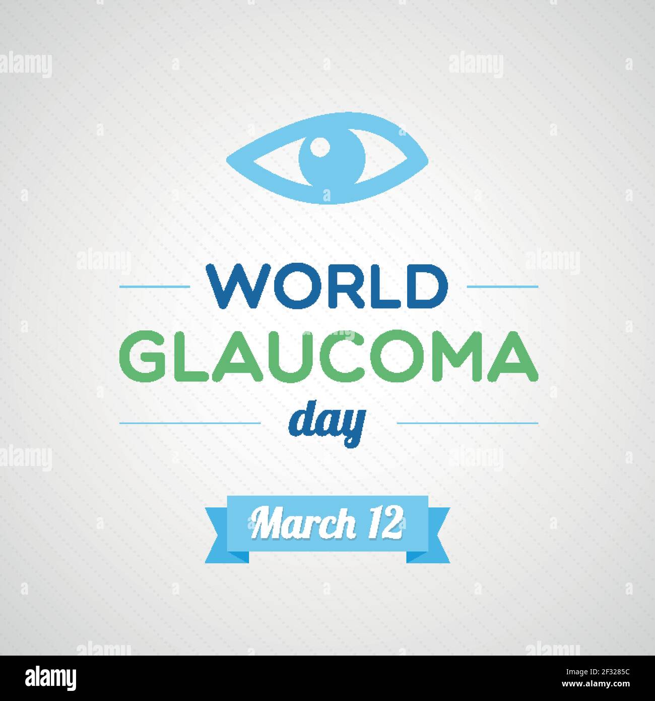 World Glaucoma Day. March 12. Vector illustration, flat design Stock ...