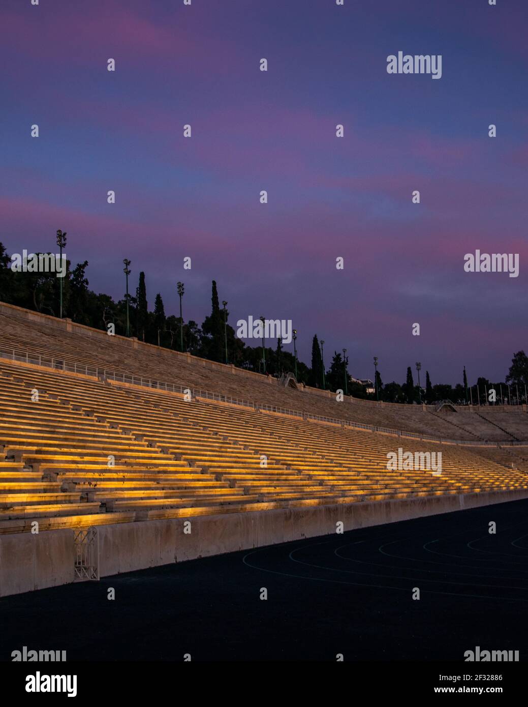 The Panathenaic Stadium of Athens, Olympic Stadium, Kallimarmaro Stock ...