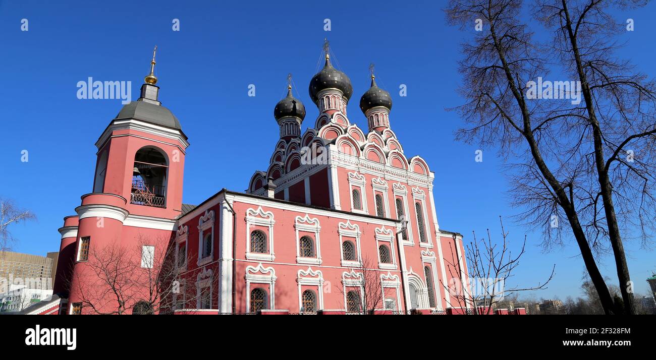 Church of Tikhvin icon of Theotokos in former village of Alekseyevskoe ...