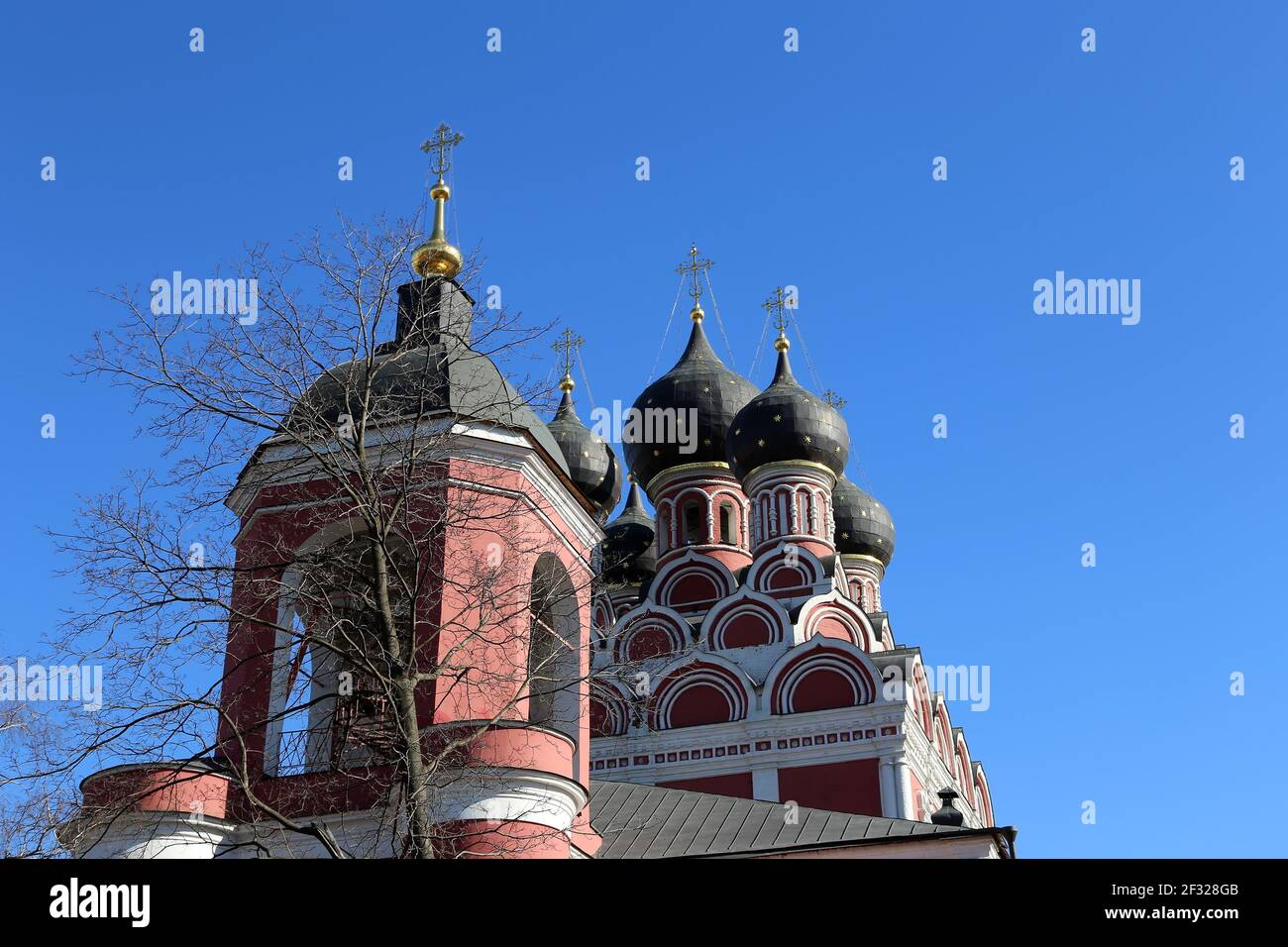 Church of Tikhvin icon of Theotokos in former village of Alekseyevskoe ...