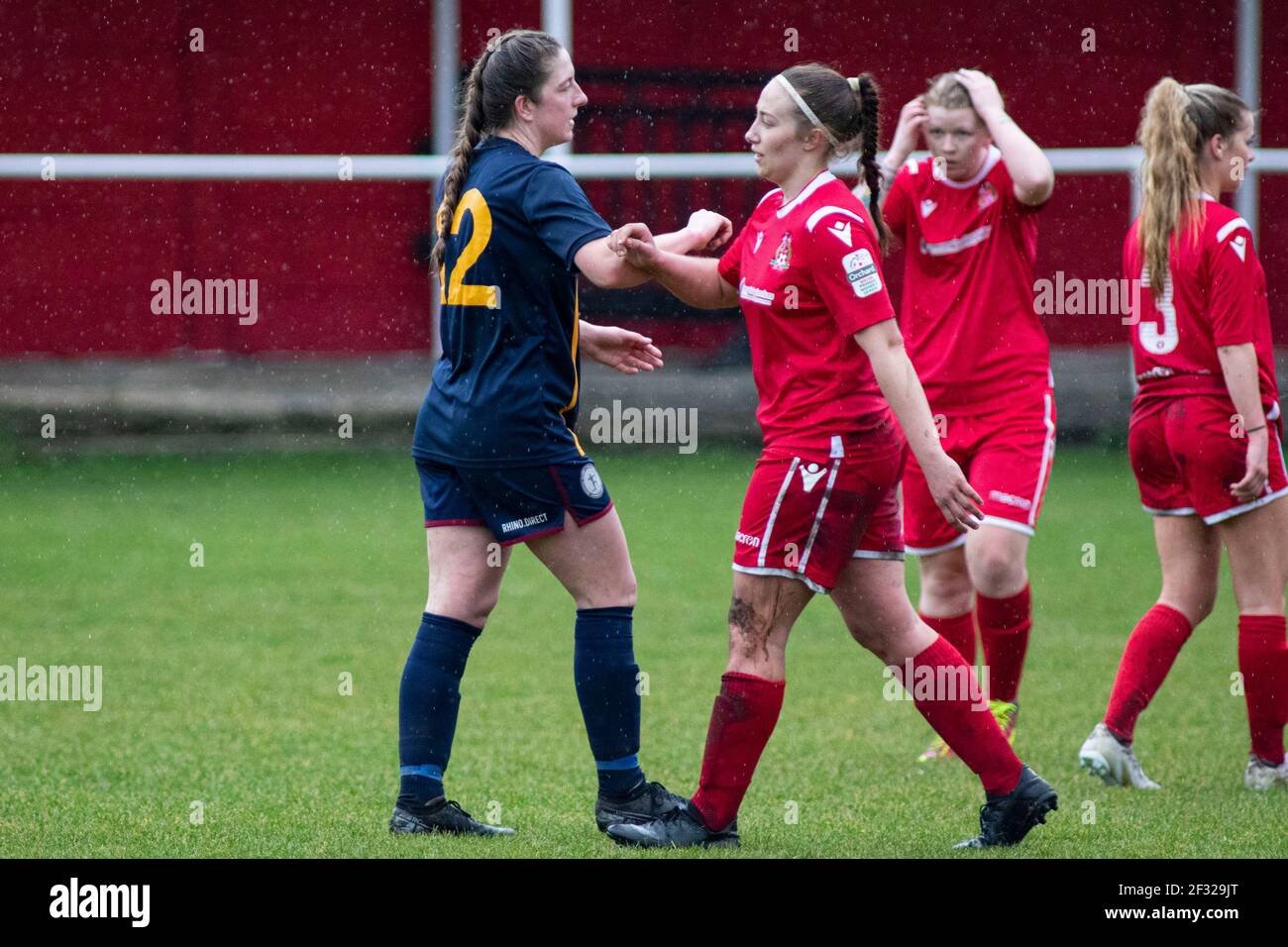 Briton Ferry Llansawel v Cardiff Met at Old Road in the Welsh Premier ...