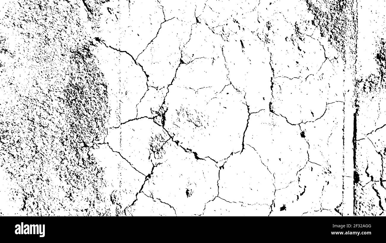 Cracked, aged background. Crack, grunge texture vector illustartion ...