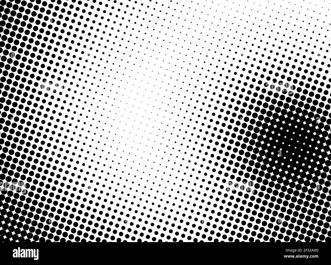 Halftone pattern design. Dots vector background. Black color spots ...