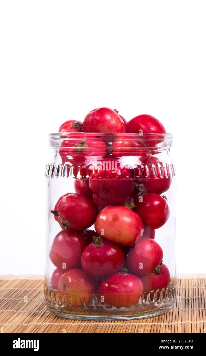 Still-life with fresh small red apples Stock Photo - Alamy