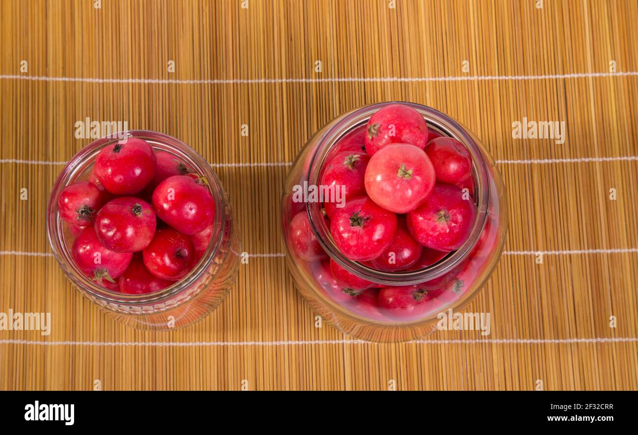 Still-life with fresh small red apples Stock Photo - Alamy