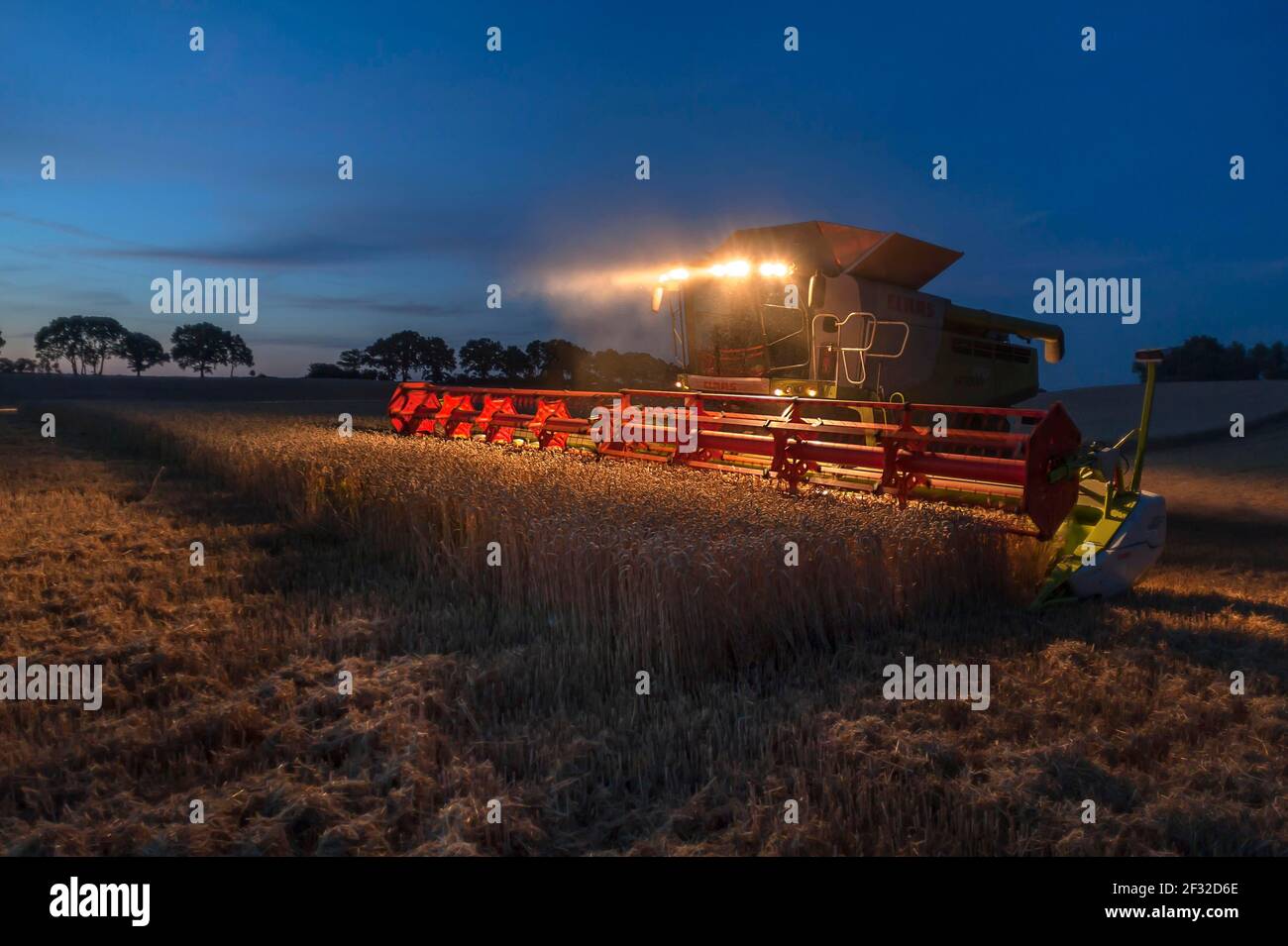 Combine Harvester In Operation High Resolution Stock Photography and ...