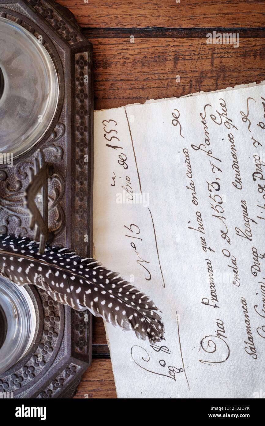 Castilian manuscript hi-res stock photography and images - Alamy