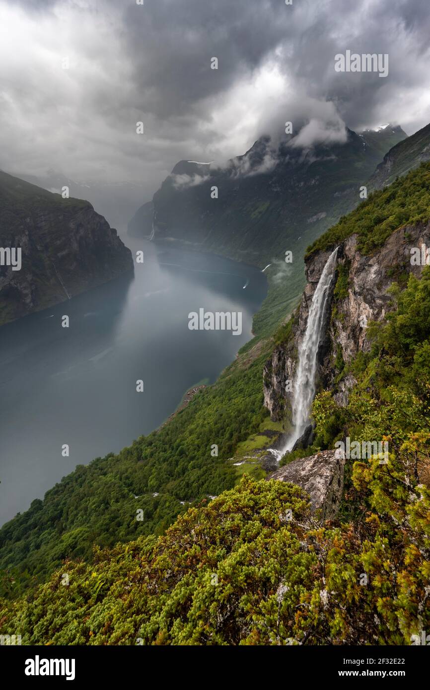 Gjerdefossen viewpoint hi-res stock photography and images - Alamy