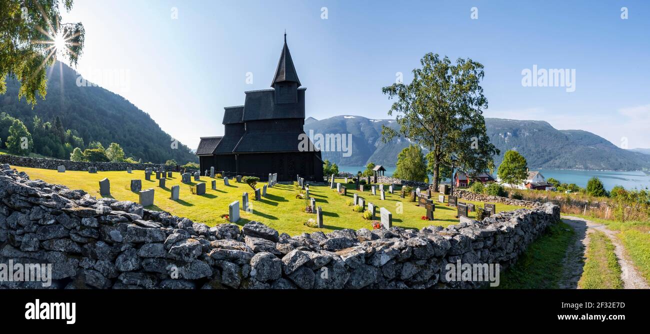 Urnes Stave Church and Cemetery, UNESCO World Heritage Site, Romanesque ...