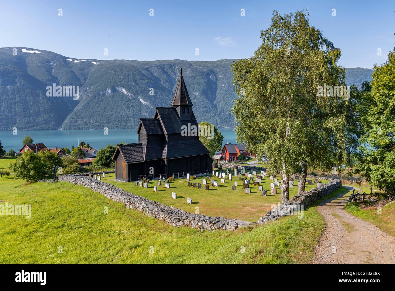 Urnes Stave Church and Cemetery, UNESCO World Heritage Site, Romanesque ...