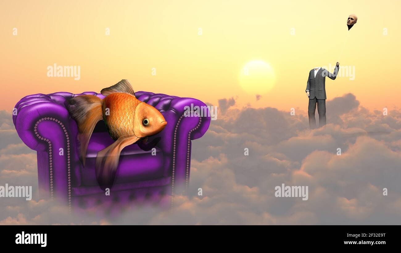 Man balloon head hi-res stock photography and images - Alamy