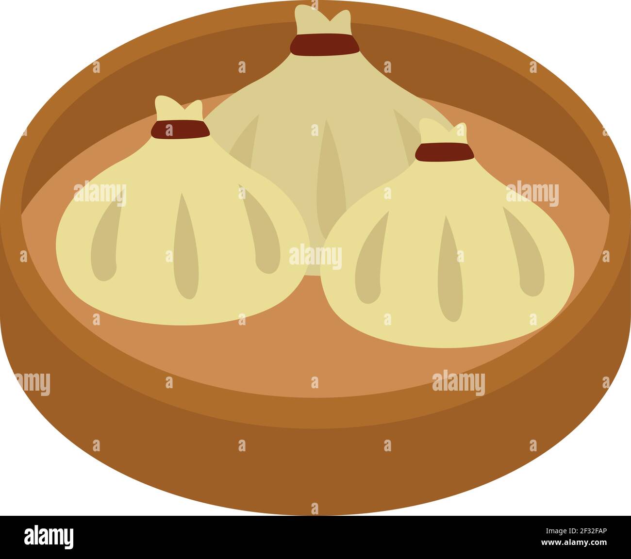 Asian dim sum, illustration, vector on a white background Stock Vector ...