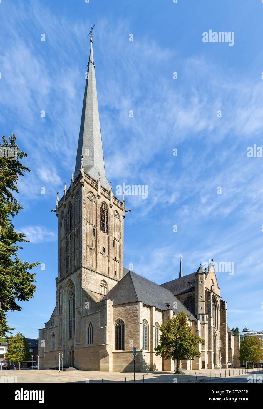 Protestant Willibrordi Cathedral, Wesel, Lower Rhine, North Rhine ...