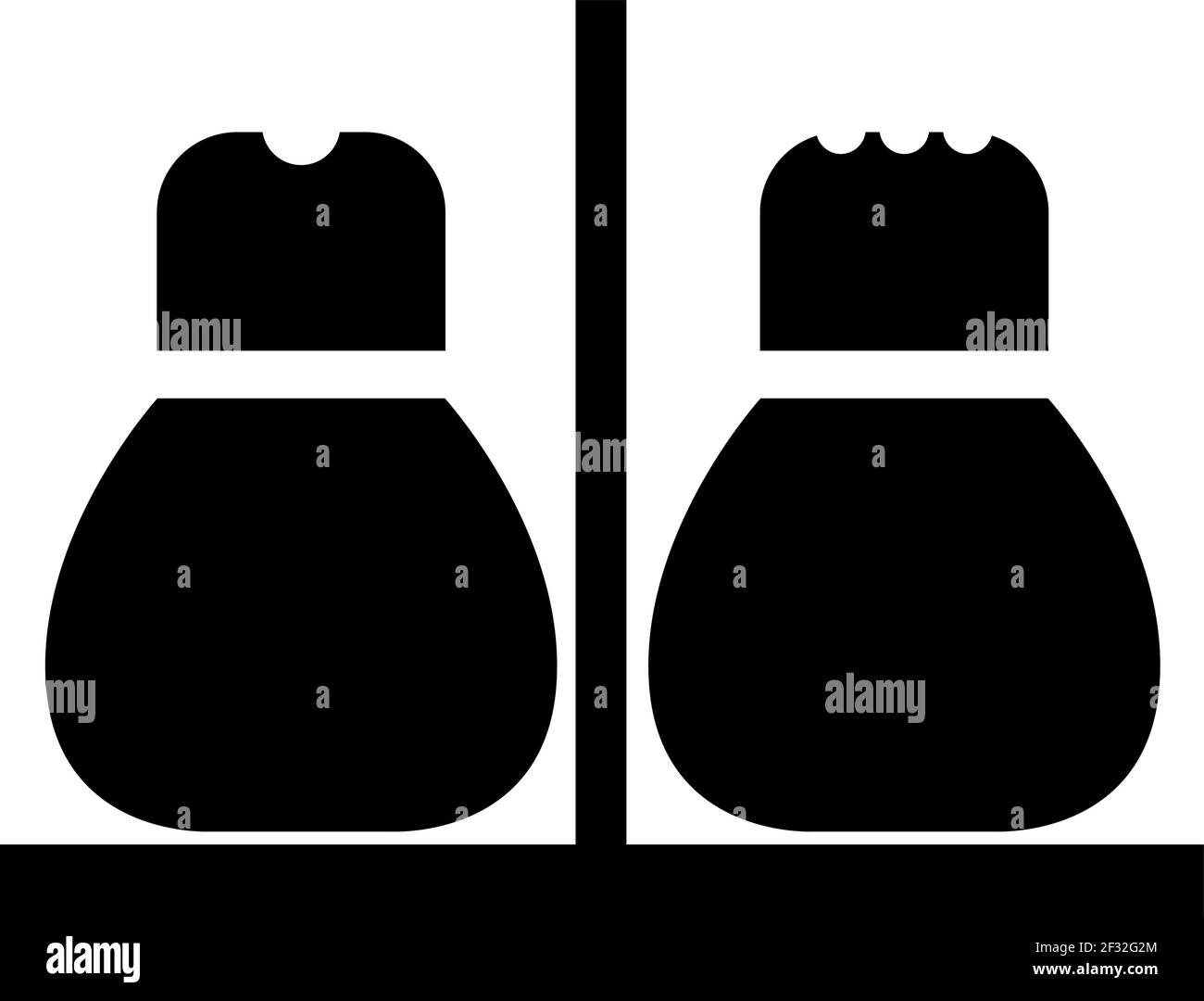 White pepper powder on Stock Vector Images - Alamy