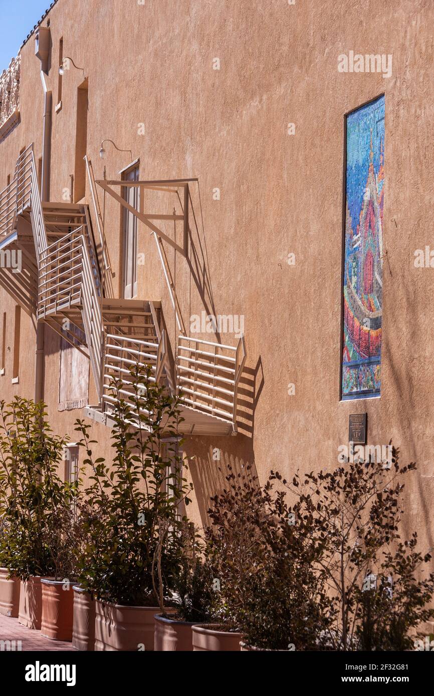 Street scenes in Santa Fe, oldest city and capital of New Mexico. Santa ...