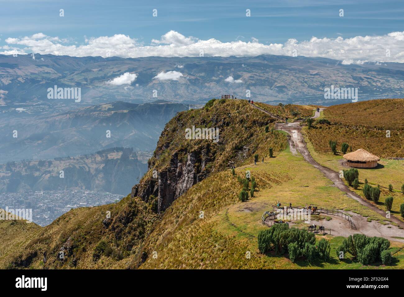 Pichincha volcano quito hi-res stock photography and images - Alamy