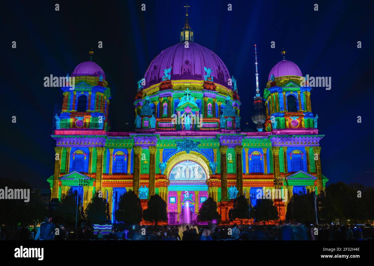Festival of Lights, Berlin Cathedral, Lustgarten, Mitte, Berlin ...