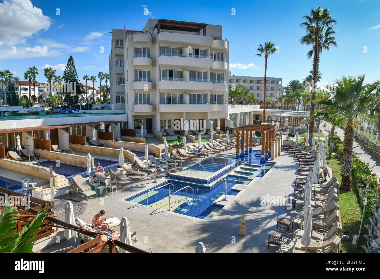Holiday hotel, Paphos, Cyprus Stock Photo - Alamy