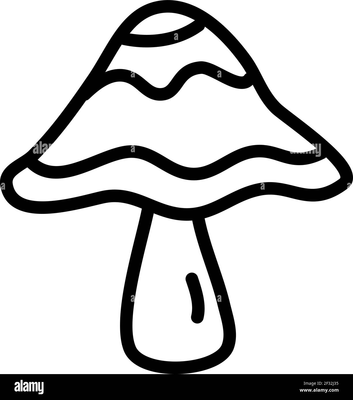 Fly agaric fungus on Stock Vector Images - Alamy