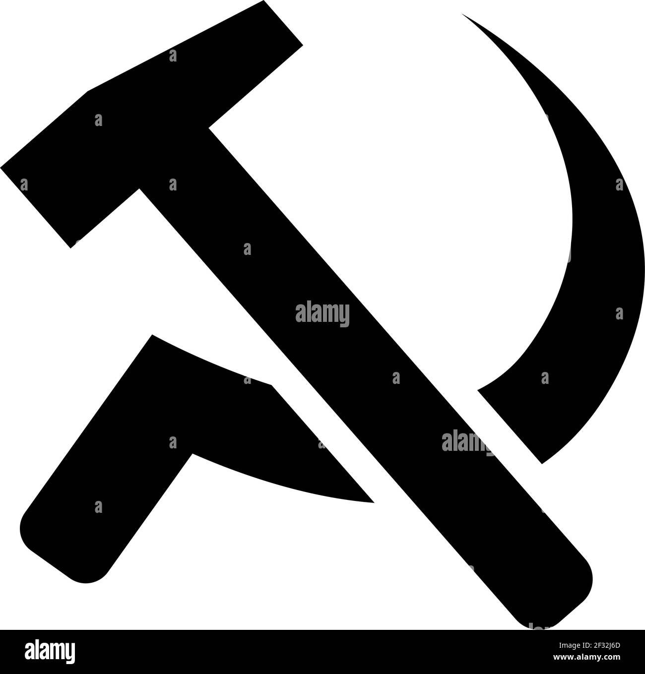 Soviet Hammer And Sickle Vector