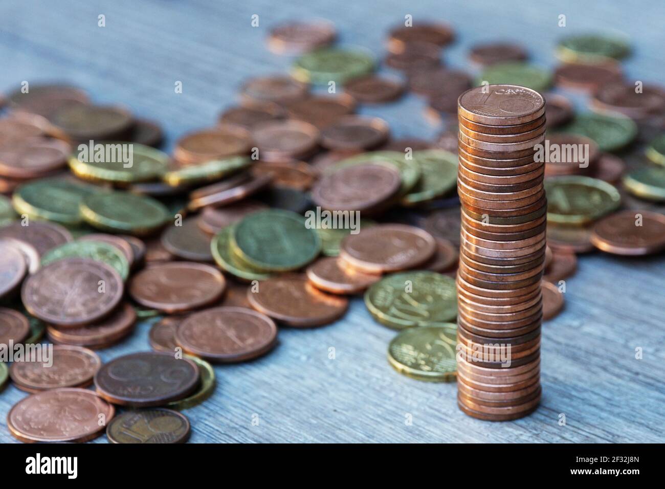 Change coins euro coin hi-res stock photography and images - Alamy