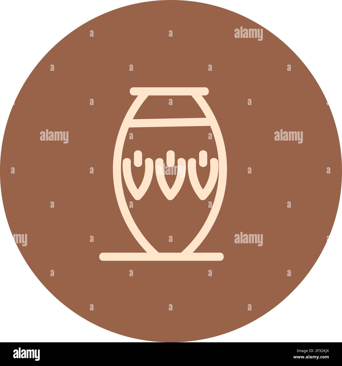 White jug on old Stock Vector Images - Alamy