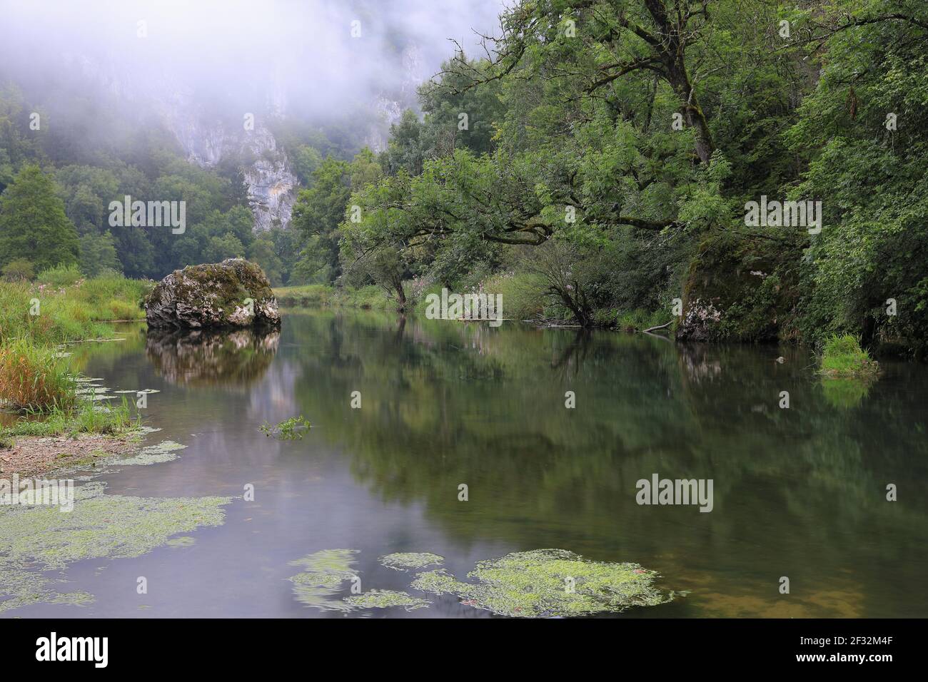 Danube, river, Fridingen on the Danube, Danube valley, Upper Danube ...