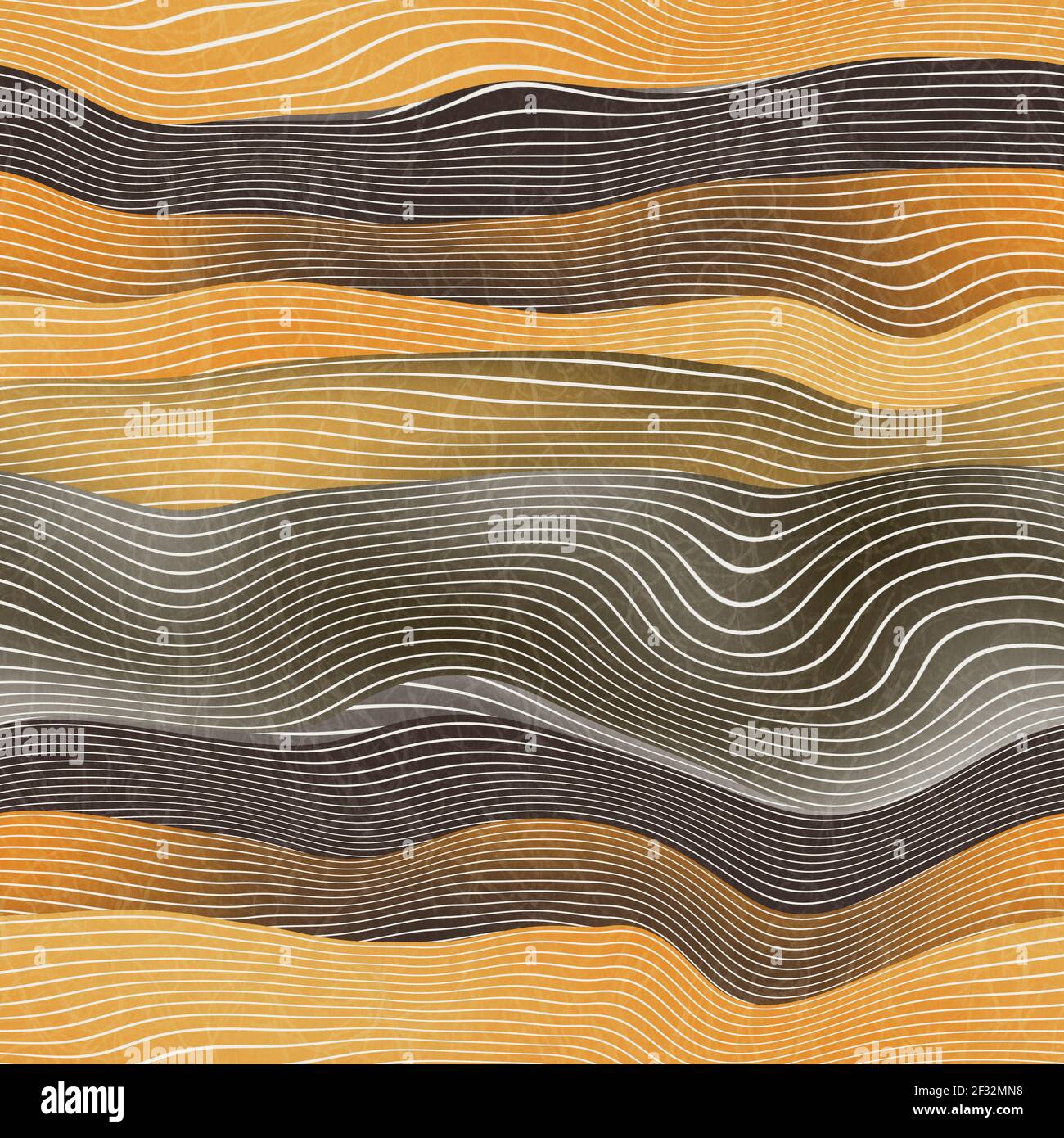Seamless natural landscape hill pattern for print Stock Photo - Alamy