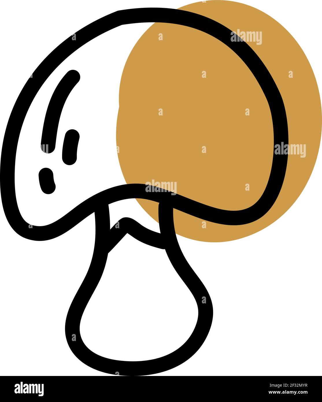 Fresh white oyster mushrooms Stock Vector Images - Alamy