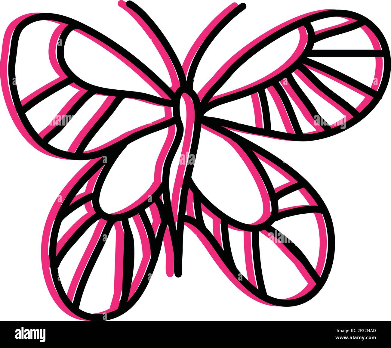 Vector set realistic flying Cut Out Stock Images & Pictures - Alamy