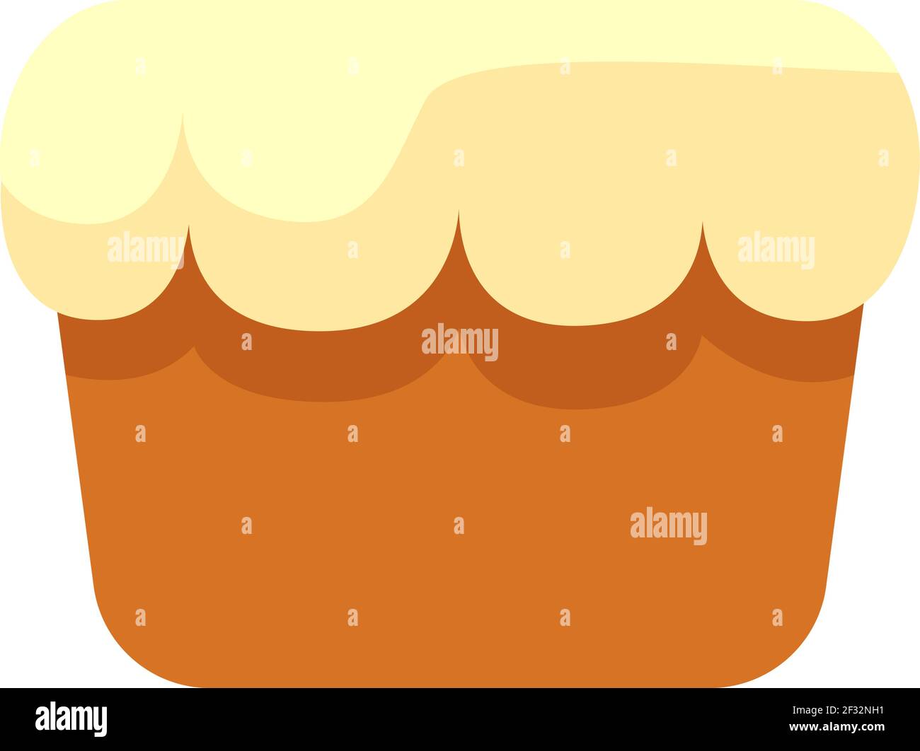 Vanilla Cake Cartoon