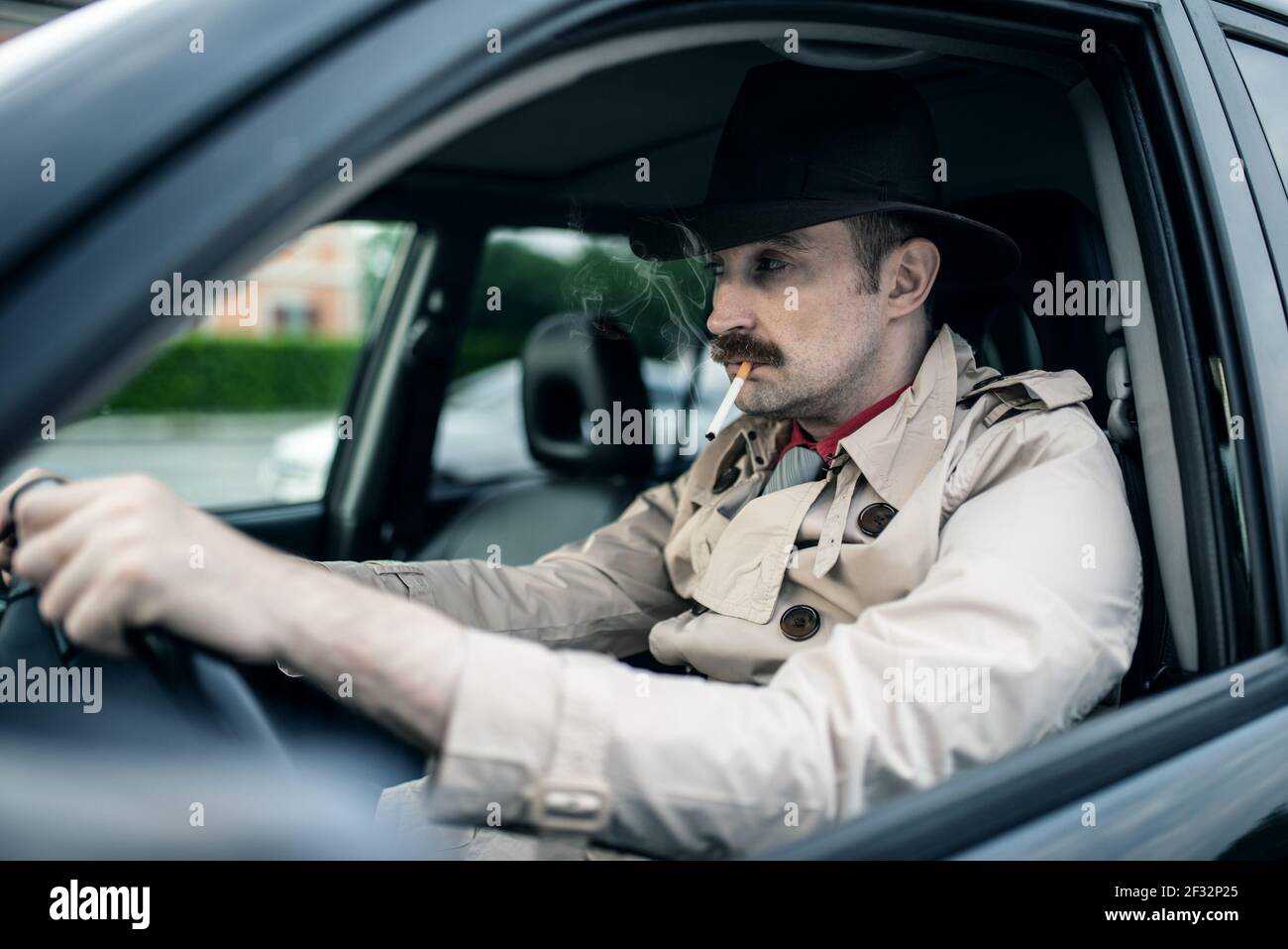 Gangster driving hi-res stock photography and images - Alamy